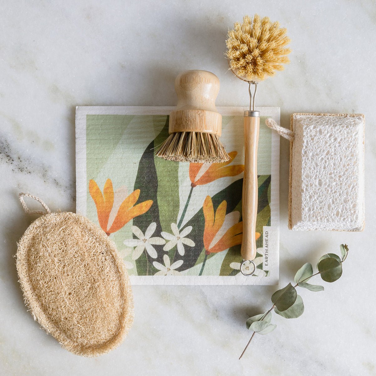 5-Piece Sustainable Cleaning Set | Eco-Friendly Kitchen Essentials ...