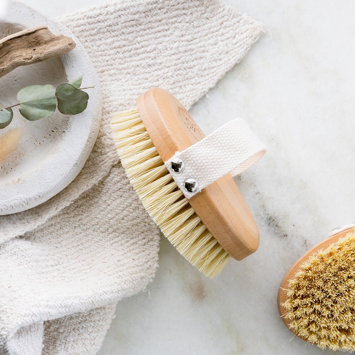 Eco-Friendly Dry Brush – Beechwood & Sisal Exfoliating Brush | Earth Ahead