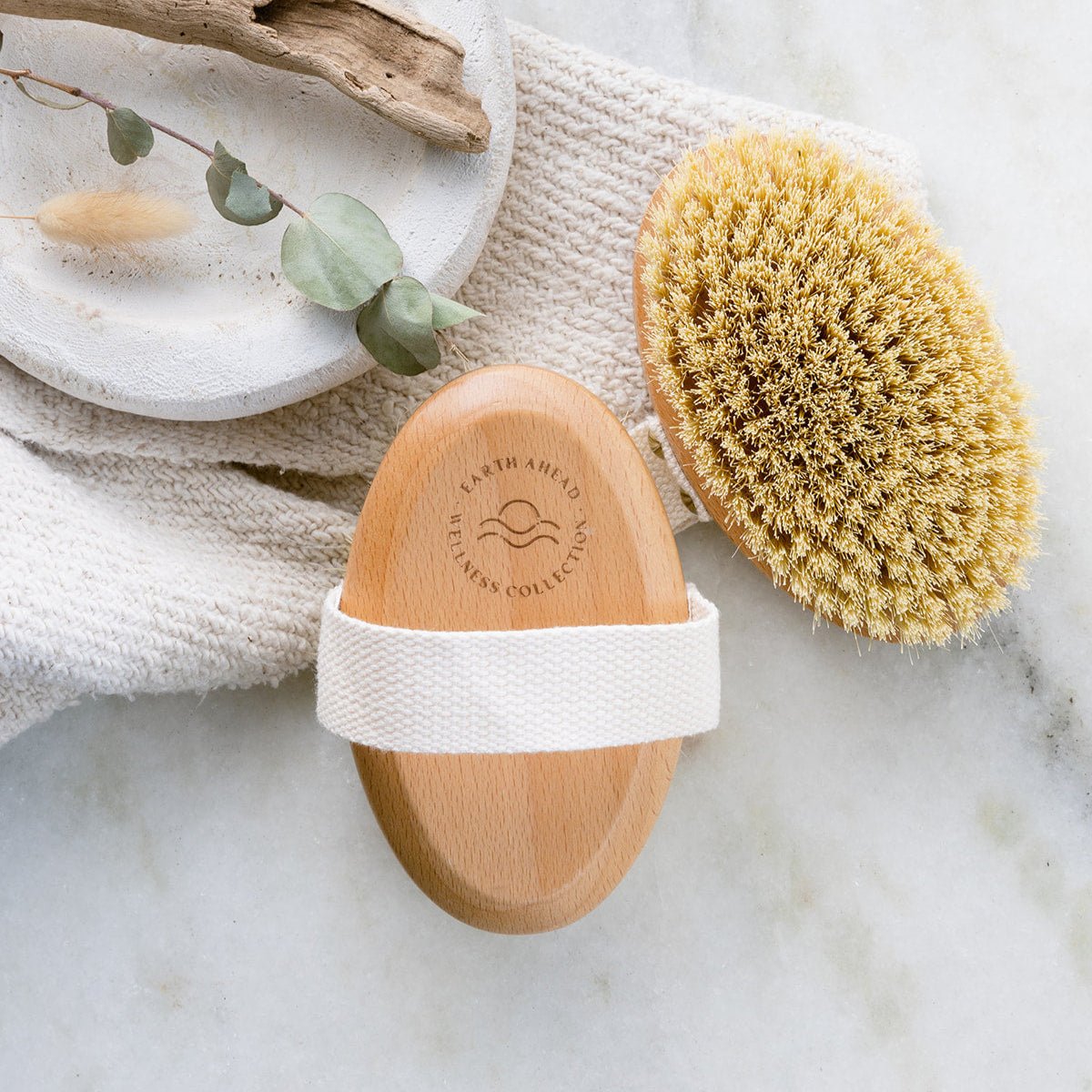 Eco-Friendly Dry Brush – Beechwood & Sisal Exfoliating Brush | Earth Ahead