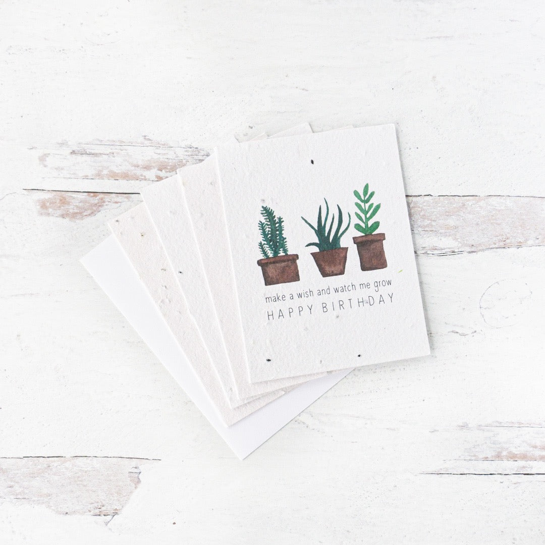 Plantable Greeting Card - Earth Ahead | Earth Ahead